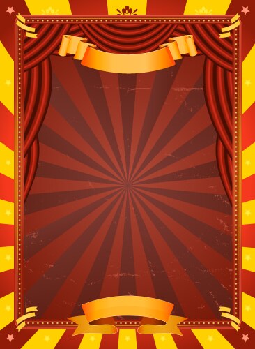 Carnival poster vintage circus theme Royalty Free Vector