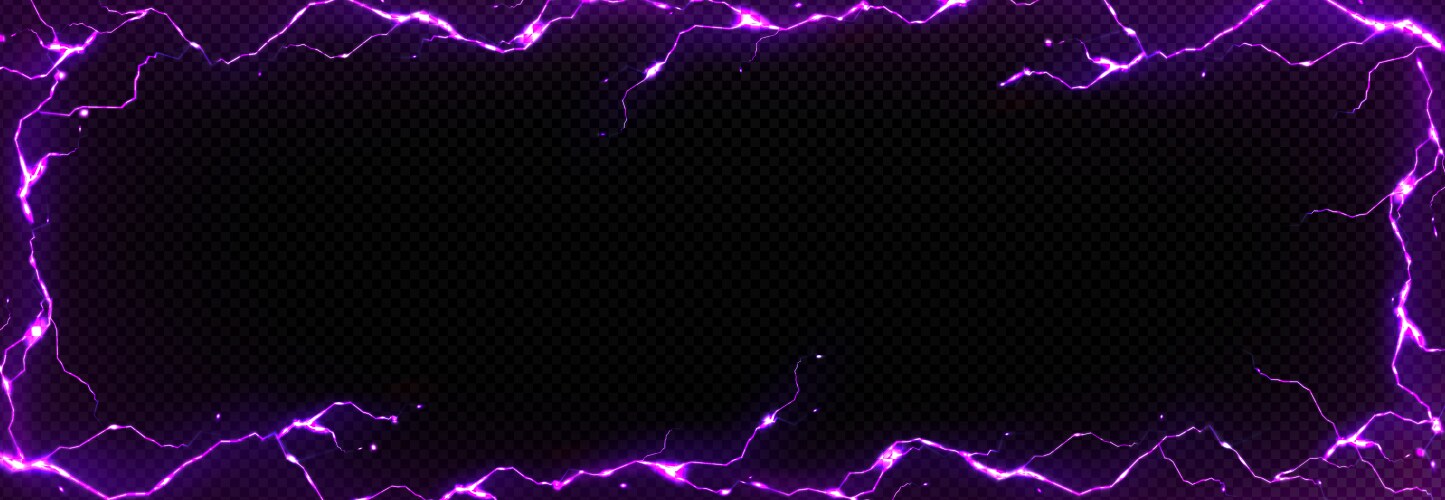 Neon lightning background Royalty Free Vector Image