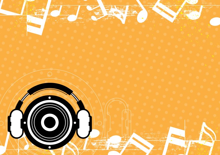 Music design background Royalty Free Vector Image