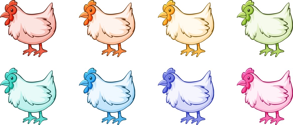 Isolated set food Royalty Free Vector Image - VectorStock