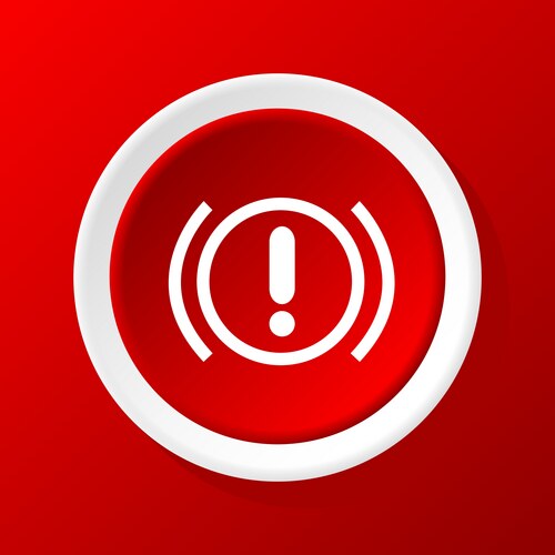 Red circle icon eps10 Royalty Free Vector Image