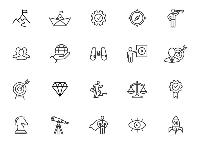 Vision Values Mission Symbol Vector Images (over 1,000)