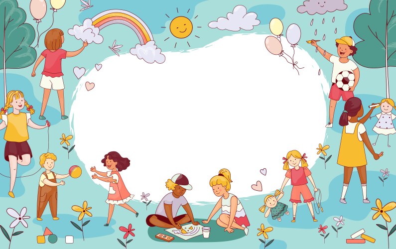 Kindergarten Frame Vector Images (over 5,200)