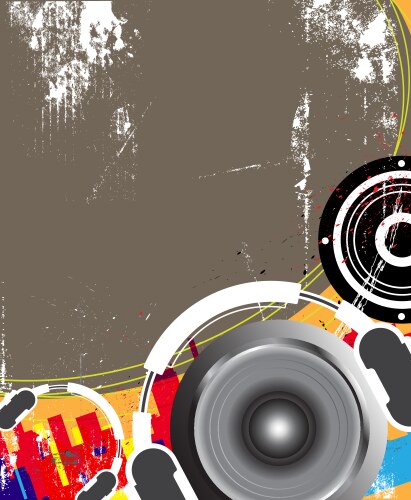 Music theme design Royalty Free Vector Image - VectorStock