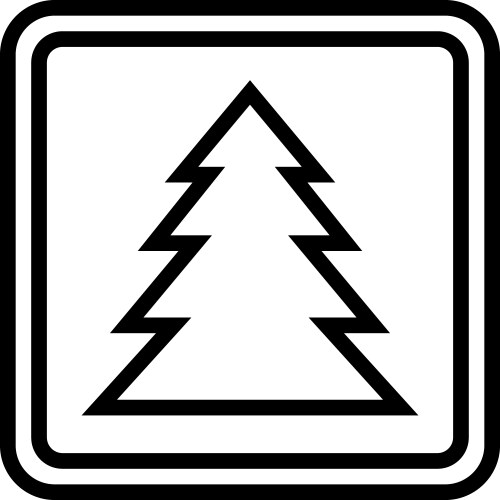 Outdoor use only label product caution color icon Vector Image