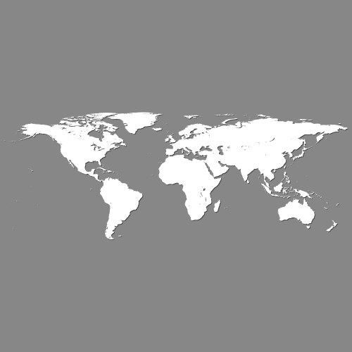 World Map Grey Vector Images (over 6,500)