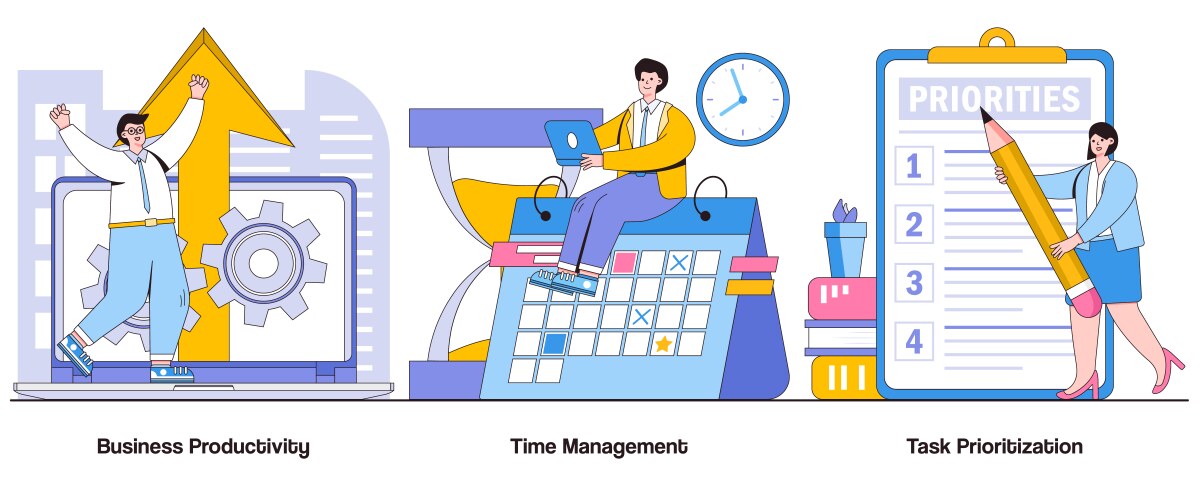Workflow management working process optimization Vector Image