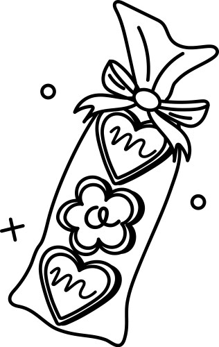 Goody box Royalty Free Vector Image - VectorStock