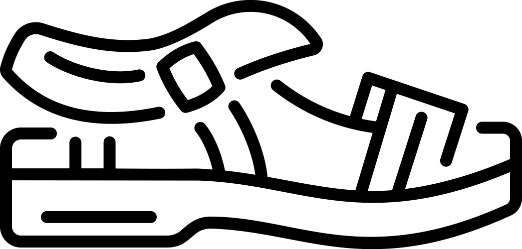 Sandal Outline Vector Images (over 4,100)
