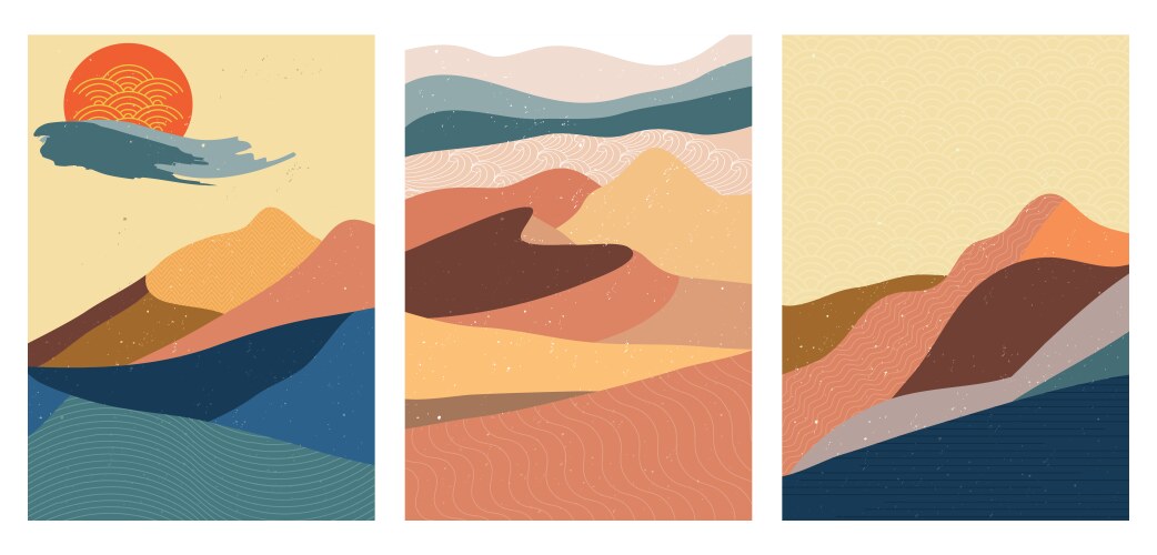 Geometric Mountain Vector Images (over 22,000)