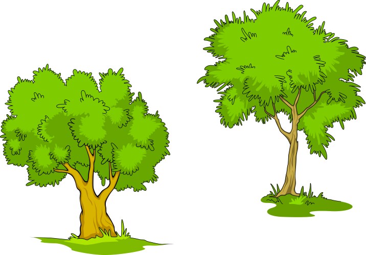 Cartoon Trees Vector Images (over 370,000)
