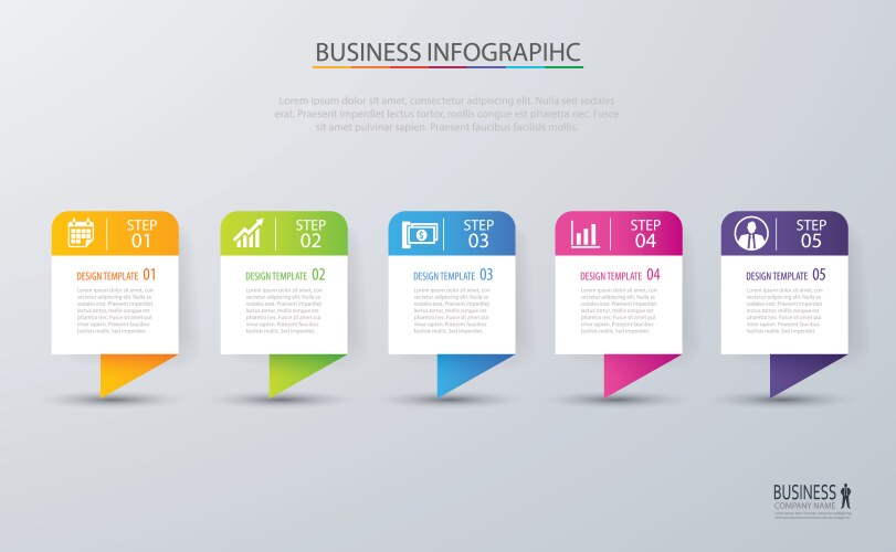 Modern tab index infographic options template Vector Image