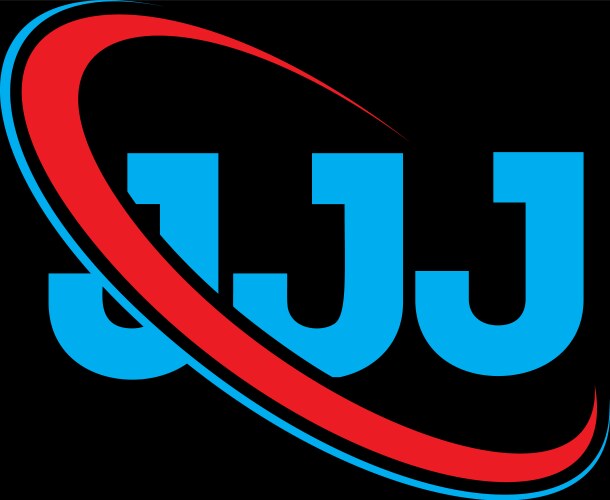 Jjj letter logo design in six style polygon Vector Image