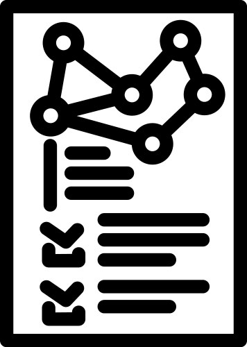 Complaint resolution business process line icon Vector Image