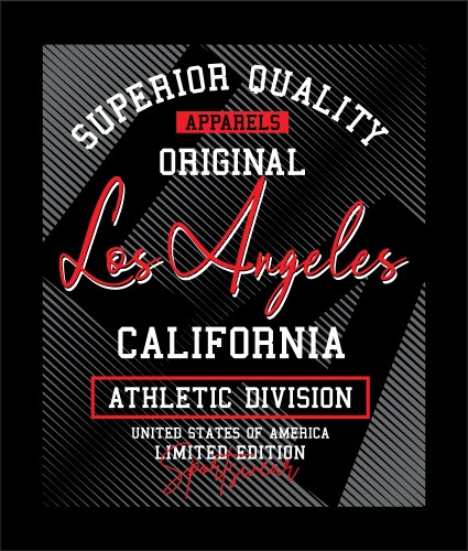 Los angeles califronia typography design Vector Image