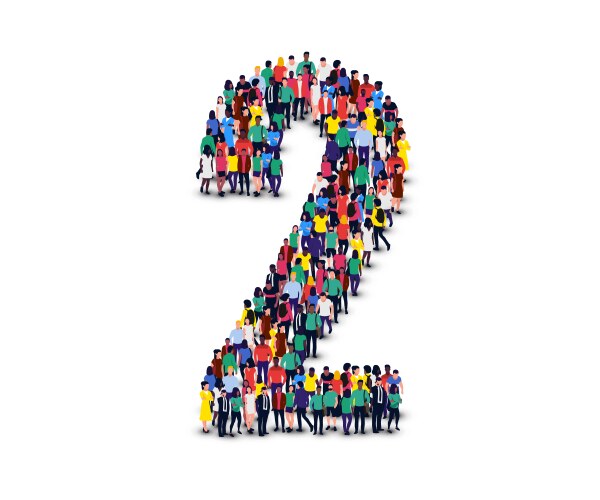 Number 2 Vector Images (over 37,000)