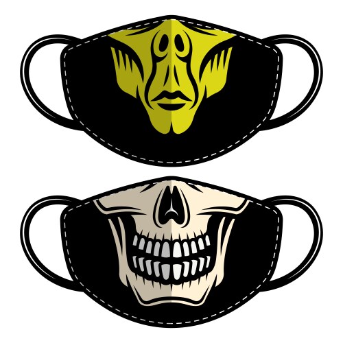 Skull Face Mask Vector Images (over 8,100)