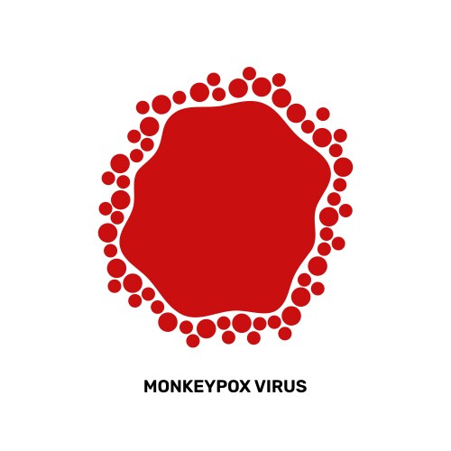 Monkeypox virus anatomy of orthopoxvirus Vector Image