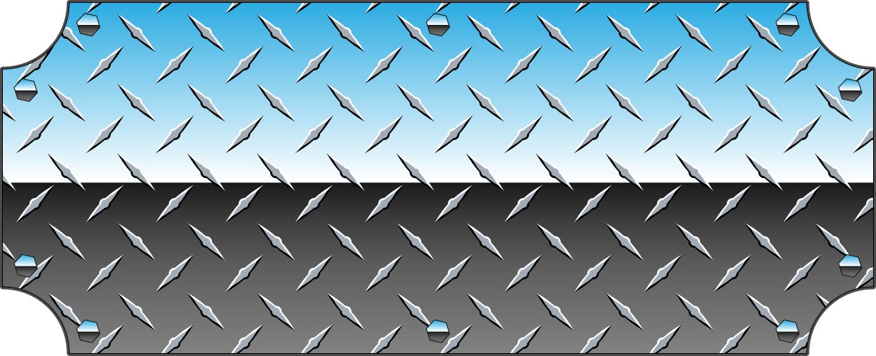 Chrome diamond plate Royalty Free Vector Image