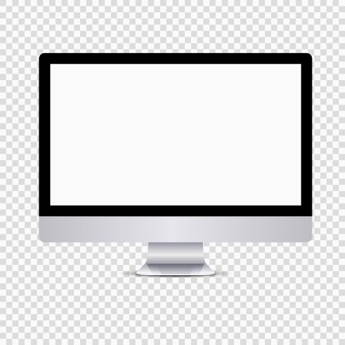 Computer screen Royalty Free Vector Image - VectorStock