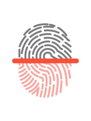 Fingerprint Pink Thumbprint Vector Images (over 120)