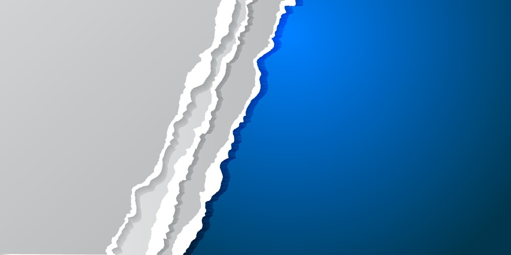 Set of ripped torn paper dividers effect Vector Image