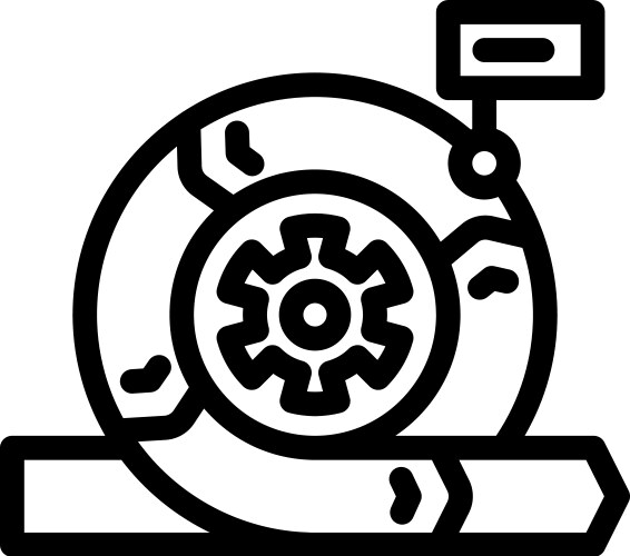 Uml Diagrams Analyst Line Icon Royalty Free Vector Image
