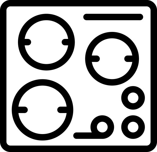 Induction Cooktop Icon Vector Images (over 200)