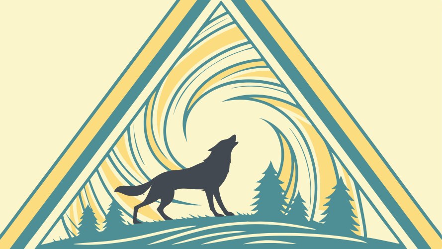 Wolf Triangle Vector Images (over 650)