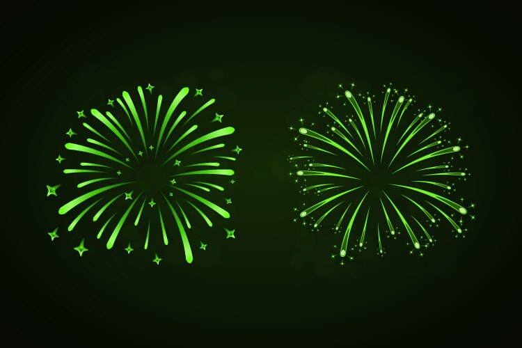 Festival firework colorful carnival fireworks Vector Image