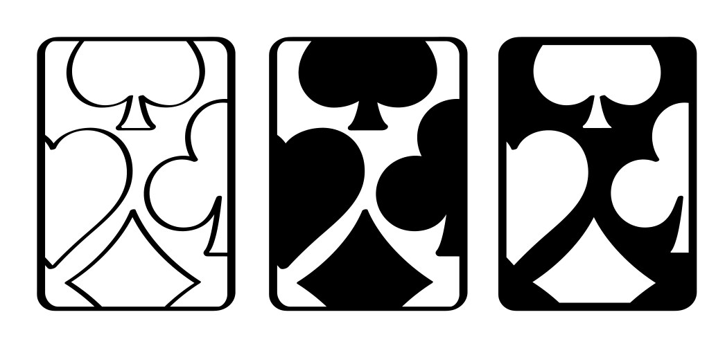 Cartoon ace king queen jack cards game Royalty Free Vector