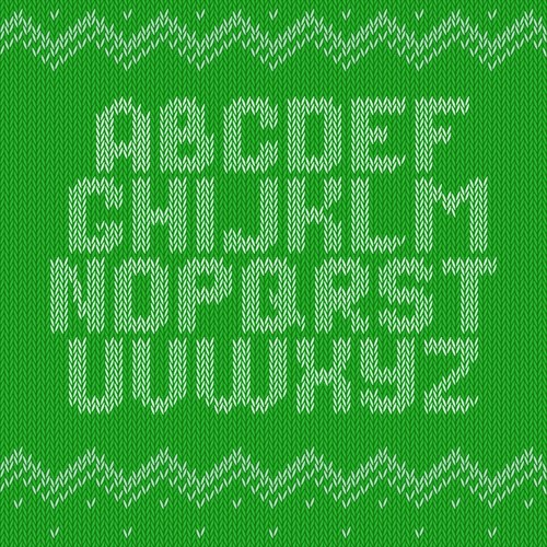 Crochet Font Vector Images (over 130)