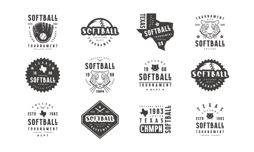 Softball Vector Images (over 14,000)