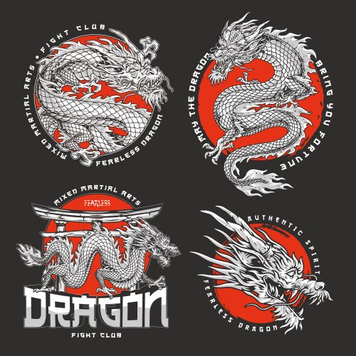 Japanese Dragon Logo Vector Images (over 4,000)