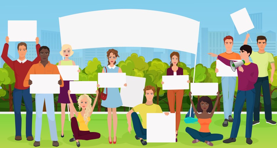 Protest Silhouettes Vector Images (over 8,500)