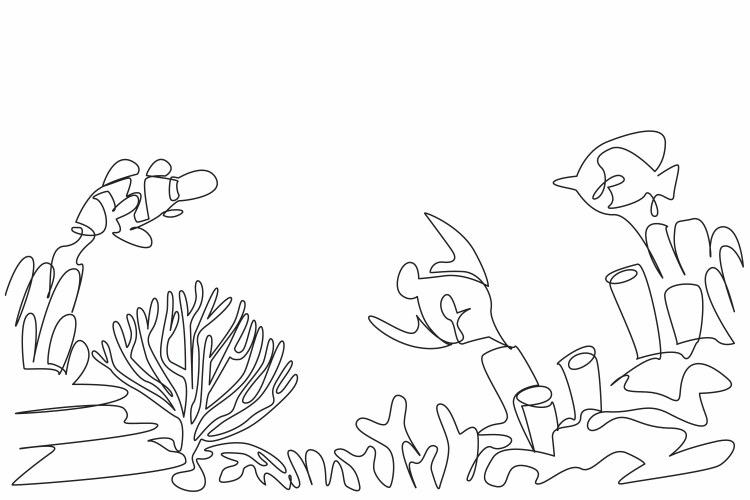 Coral Reef Drawing Vector Images (over 8,500)