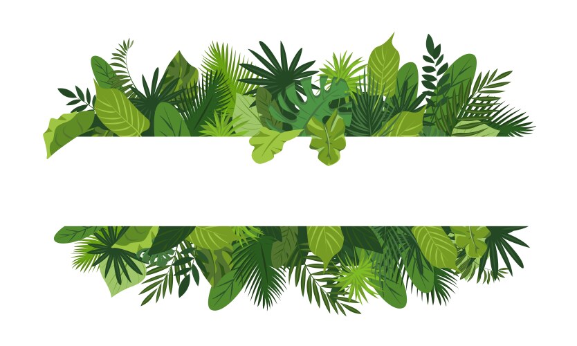 Leaf banner Royalty Free Vector Image - VectorStock