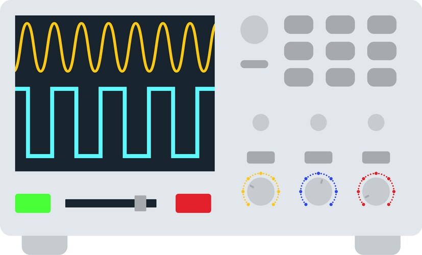 Oscilloscope Vector Images & Graphics for Commercial Use | VectorStock