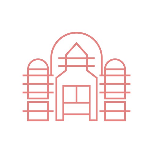 Eiffel tower logo Royalty Free Vector Image - VectorStock