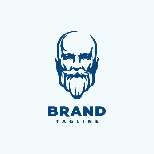 Bald Man with Beard Logo Vector Images (over 550)