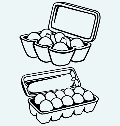 Egg Carton Vector Images (over 1,800)