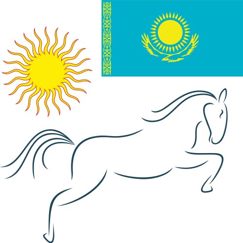 Kazakh pattern Royalty Free Vector Image - VectorStock