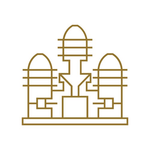 Eiffel tower logo Royalty Free Vector Image - VectorStock