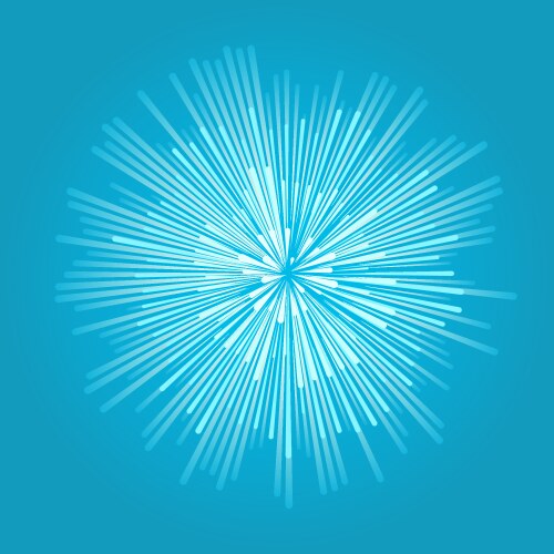 Sun brust blue Royalty Free Vector Image - VectorStock