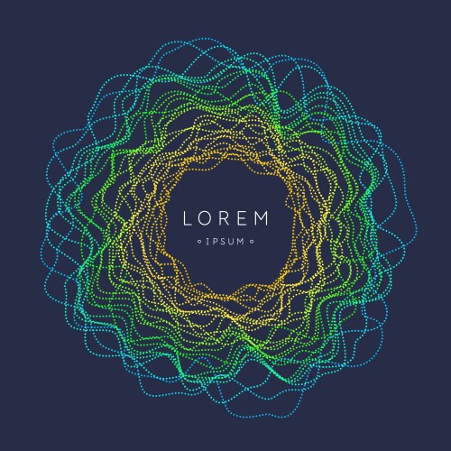 Abstract background with dynamic waves Royalty Free Vector