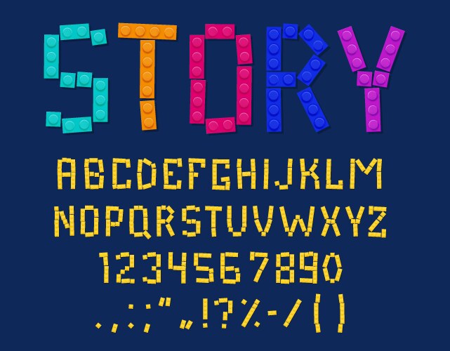 Preschool Block Letter Font Vector Images (over 1,100)