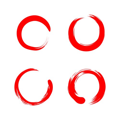 Red Zen Circle Vector Images (over 1,100)
