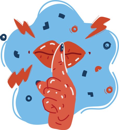 Keep Silence Symbol Vector Images (over 590)