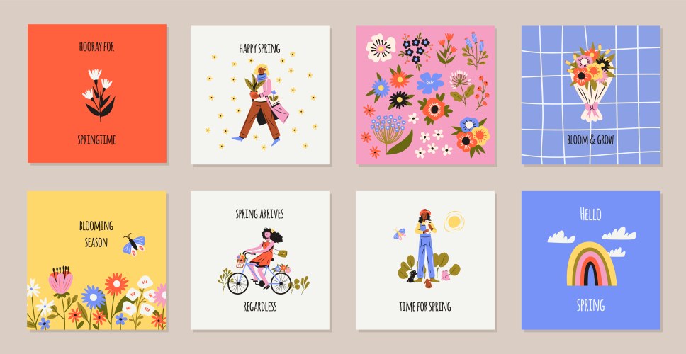 Happy Spring Vector Images (over 300,000)