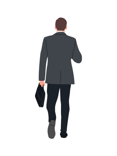 Man Walking Back View Vector Images (over 890)